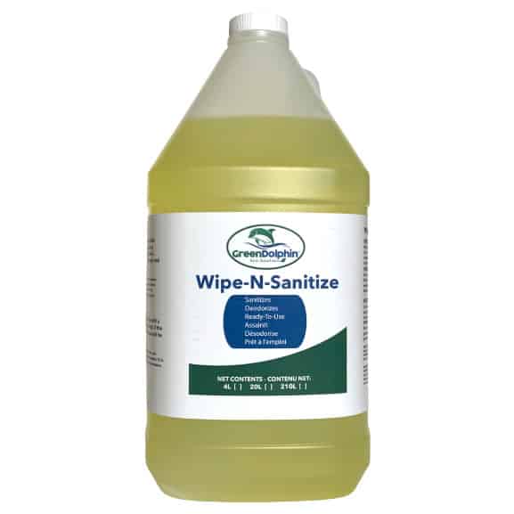 Wipe-N-Sanitize (4x4L) - GreenDolphin™ - Services Technologiques A.M.